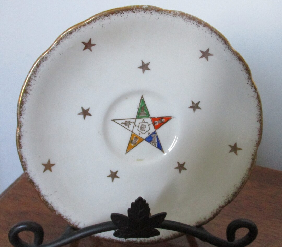 Vintage Order of the Eastern Star Teacup and Saucer Made by Royal ...