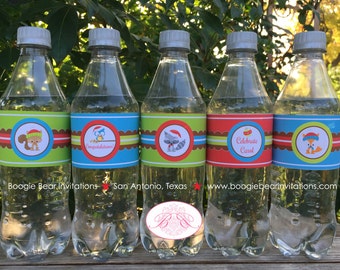 Owl themed water | Etsy