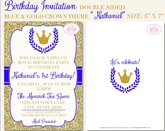 Royal King Theme Birthday Invitations - Etsy
