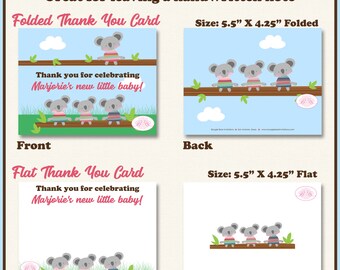 Aussie Thank You Card - Etsy