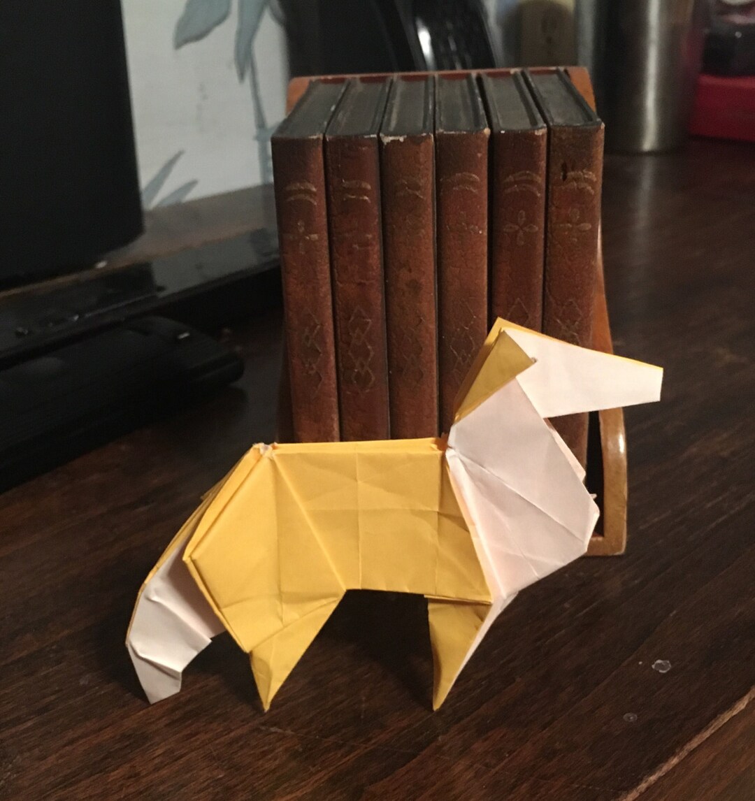 Origami Collie - Etsy