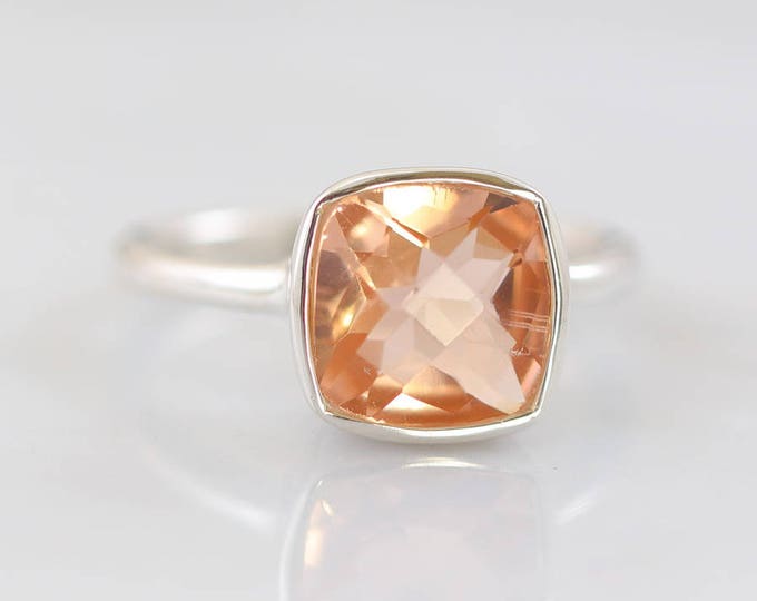 Blush Ring Jewelry, Morganite Ring, Wedding Ring, Bridal Ring, Natural ...