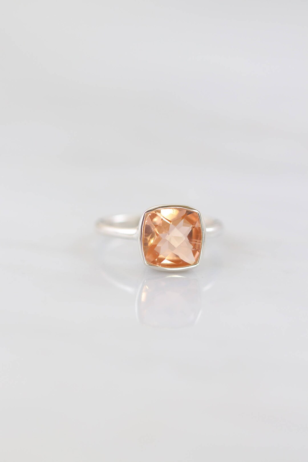 Blush Ring Jewelry, Morganite Ring, Wedding Ring, Bridal Ring, Natural ...
