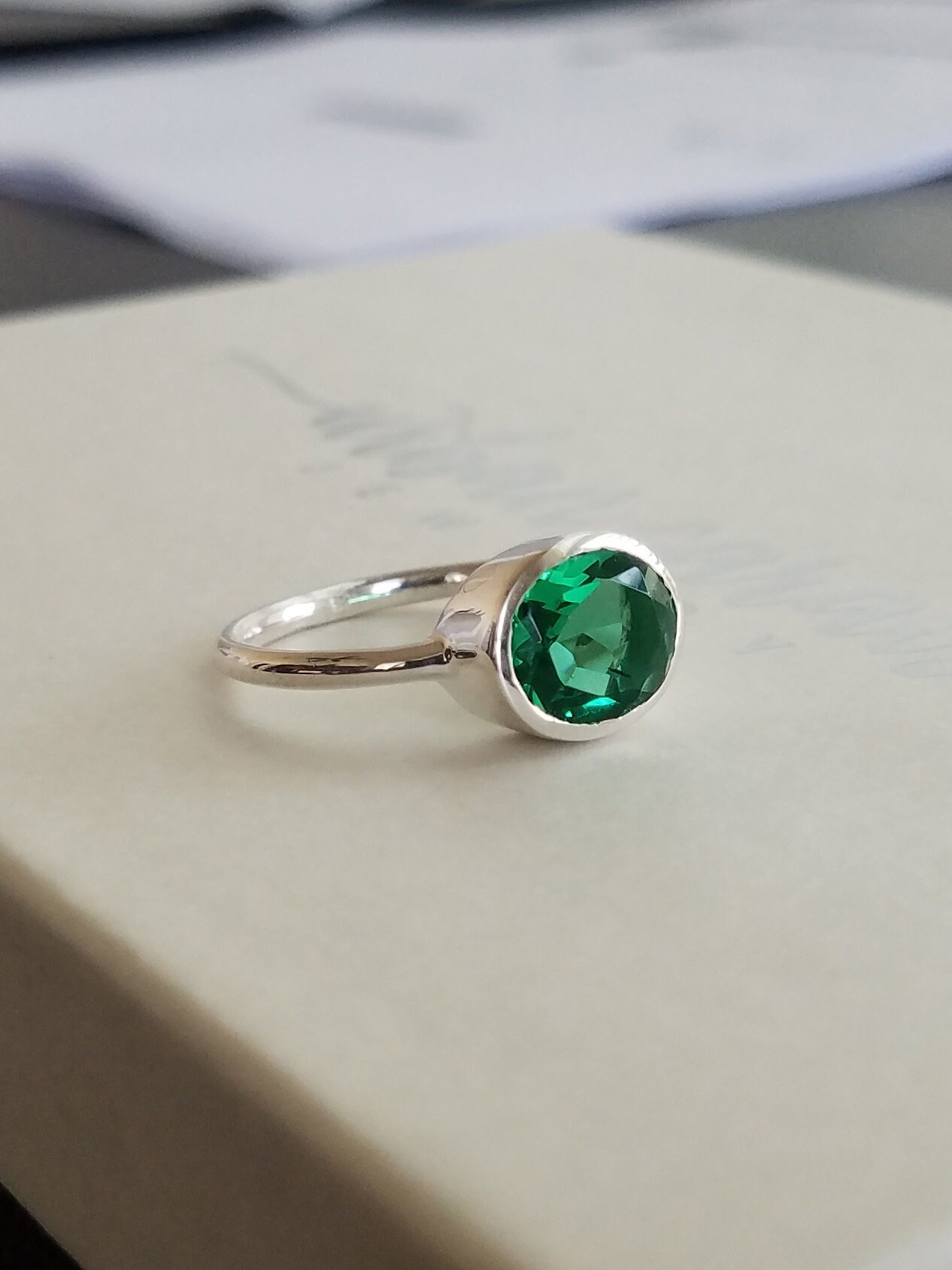 Gemstone Ring Gems rings Gemstone Ring Stackable Ring | Etsy