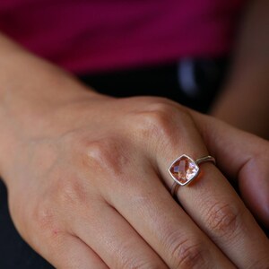 Blush Ring Jewelry, Morganite Ring, Wedding Ring, Bridal Ring, Natural ...