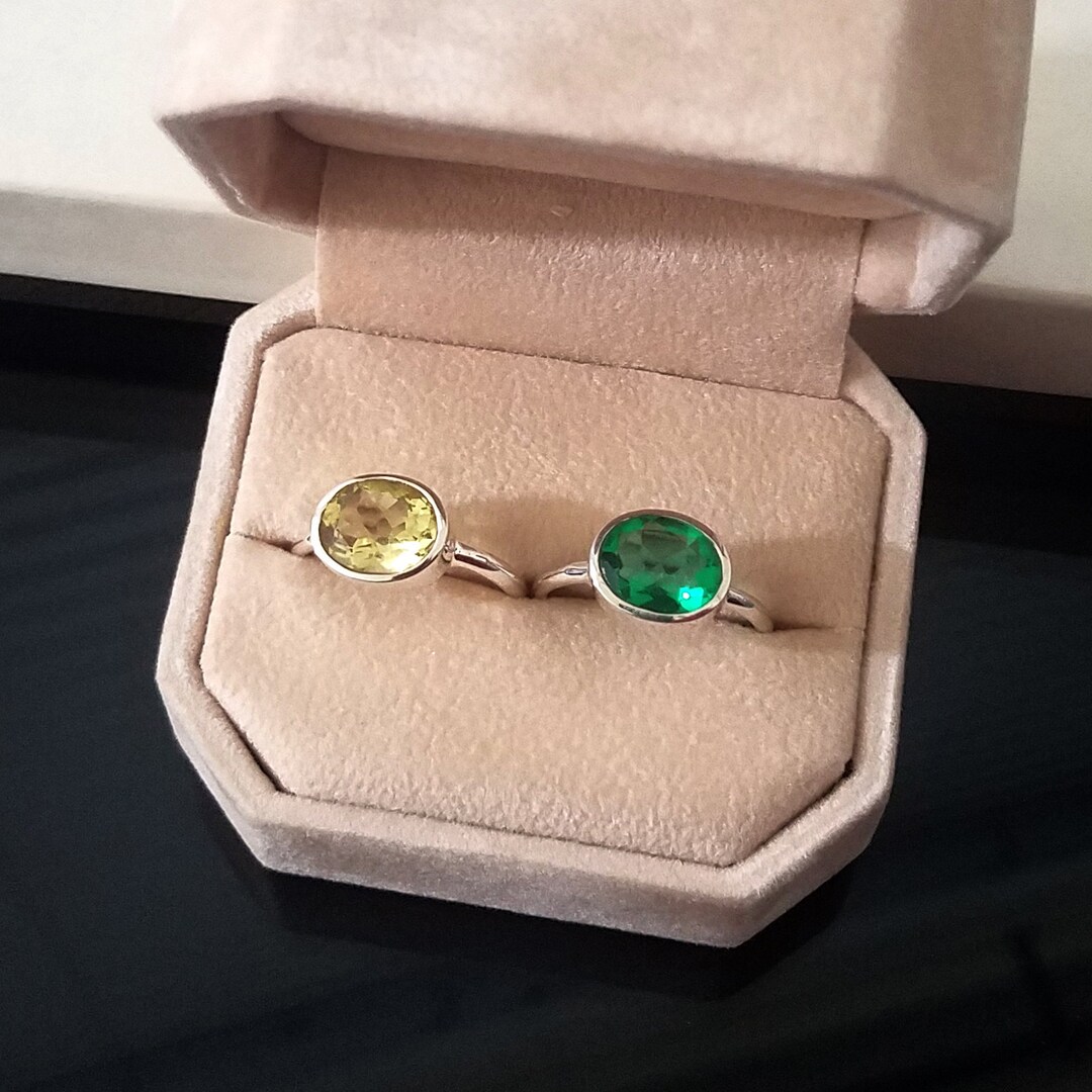 Gemstone Ring Gems Rings Gemstone Ring Stackable Ring - Etsy