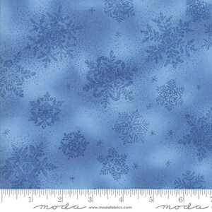 Winter Chill Quilt Kit Using Forest Frost Glitter Fabrics by Moda ...
