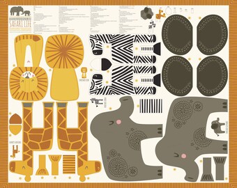 Story Time 24" X 44" Panel Multi 21790 11 by American Jane for Moda ...