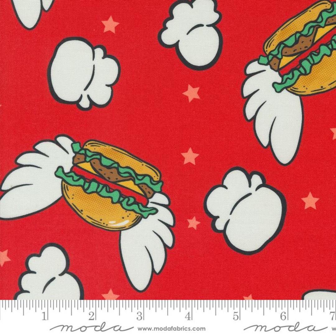 Snack Shack 11941 16 Ketchup by Crystal Manning for Moda Fabrics - by ...