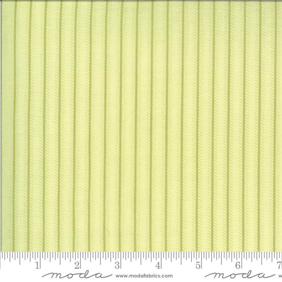Dover Ticking Stripe Willow 18705 17 by Brenda Riddle for Moda Fabrics ...