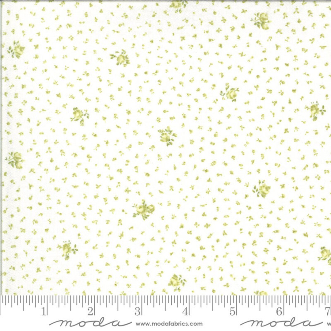 Dover Little Floral Willow 18702 14 by Brenda Riddle for Moda Fabrics ...