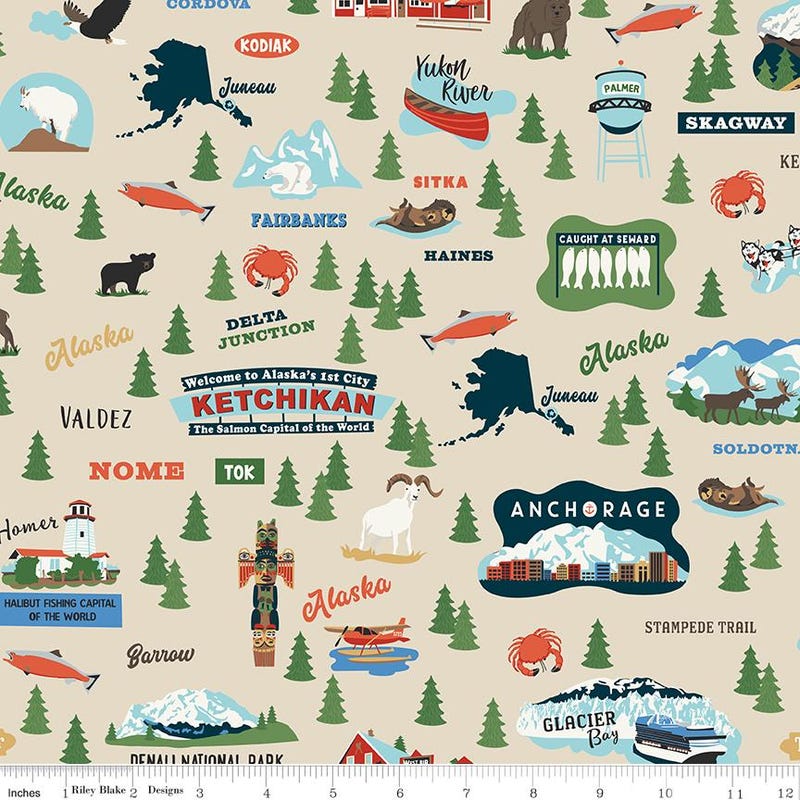 Alaska Fabric - Etsy