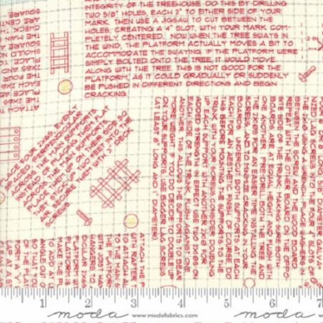 Treehouse Club 5631 21 by Sweetwater for Moda Fabrics - by the Half ...