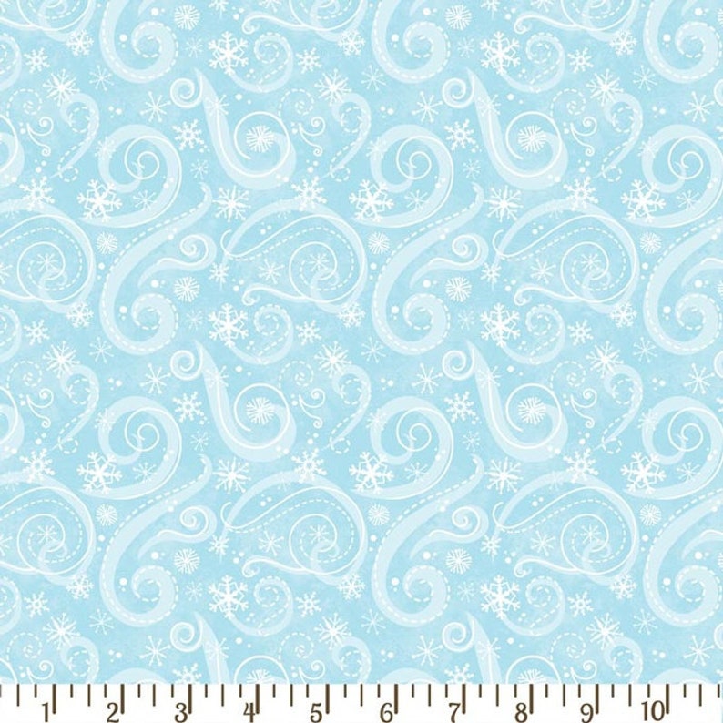 Flaky Snow Pals by Adornit Fabrics Sold by the Half Yard - Etsy