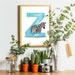 Letter Z Nameplate - Etsy