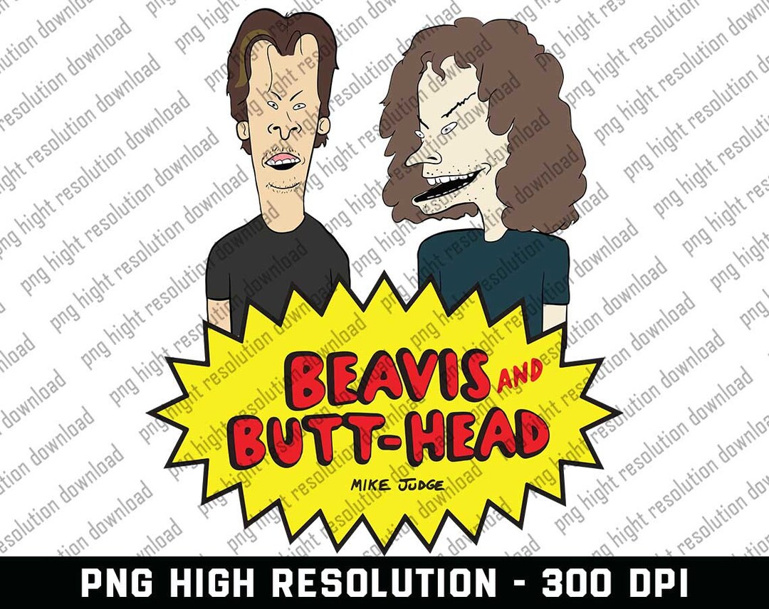 Butthead Mike Judge Instant Download, Beavis, Digital Png, Digital ...