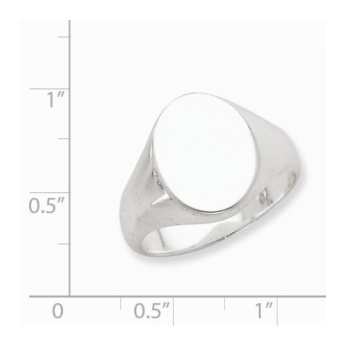 Oval Solid Back Signet Ring JC-1113 - Etsy