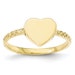 Polished Textured Heart Signet Ring JC-1153 - Etsy