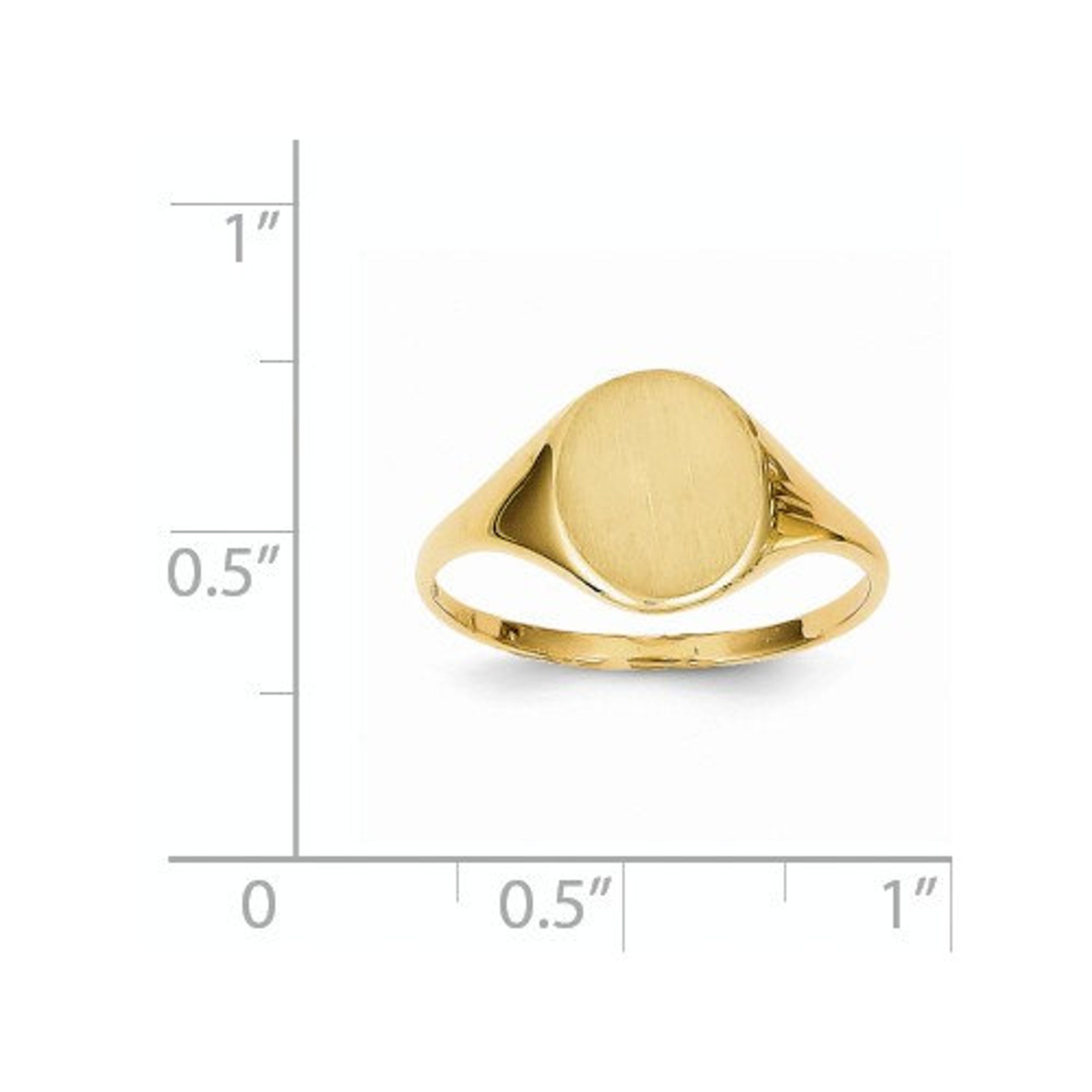 Circular Signet Ring JC-1094 - Etsy
