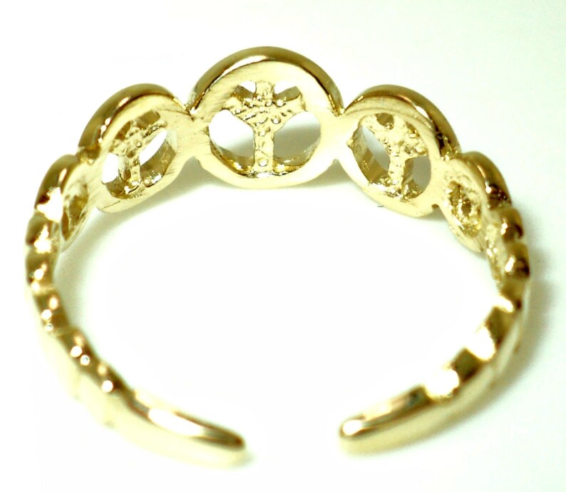 Peace Sign Toe Ring JC-687 - Etsy