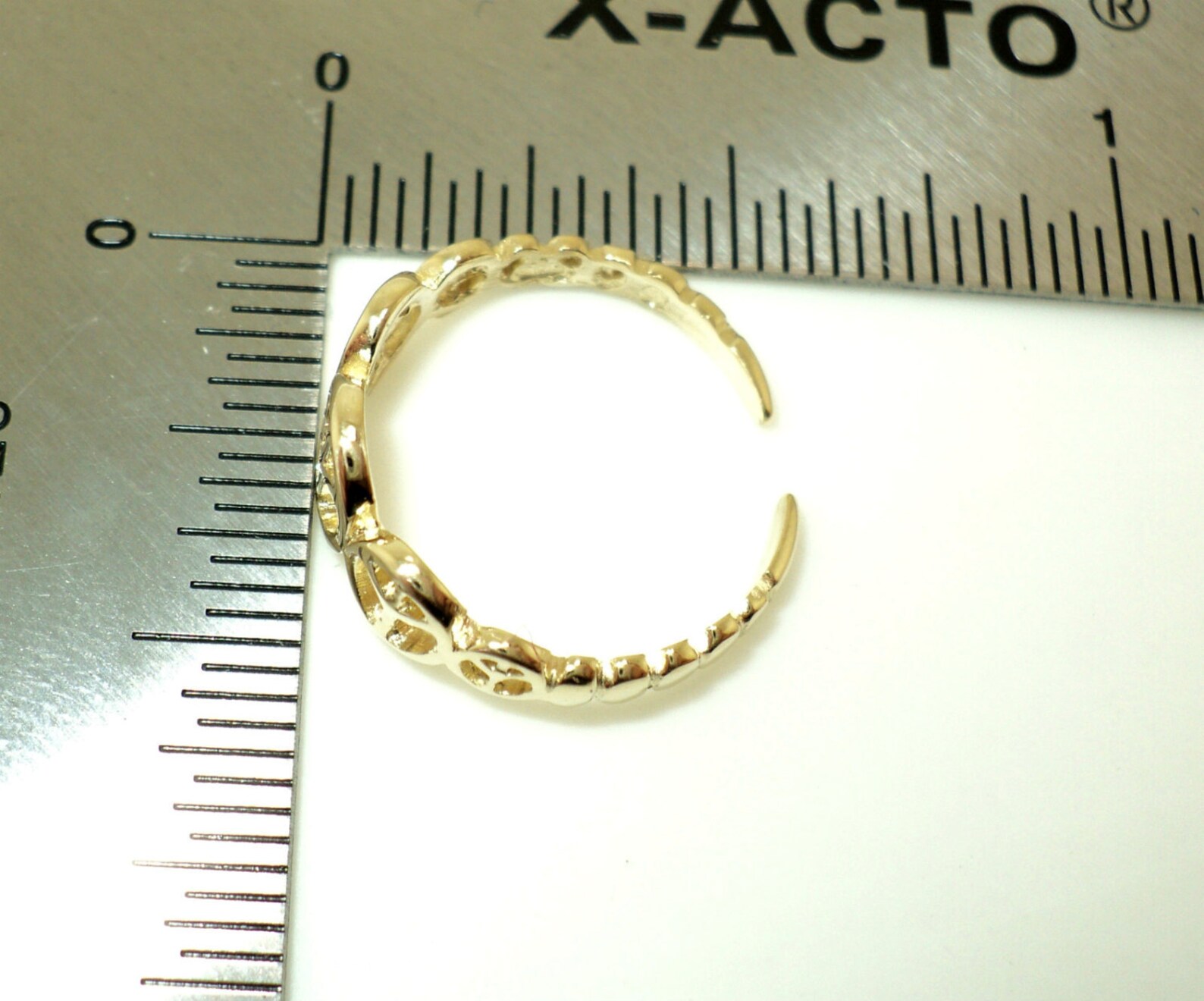 Peace Sign Toe Ring JC-687 - Etsy