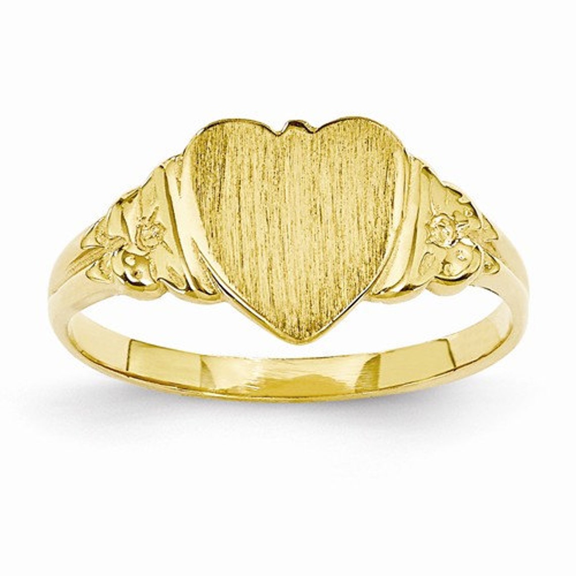 Heart Signet Ring JC-1103 - Etsy