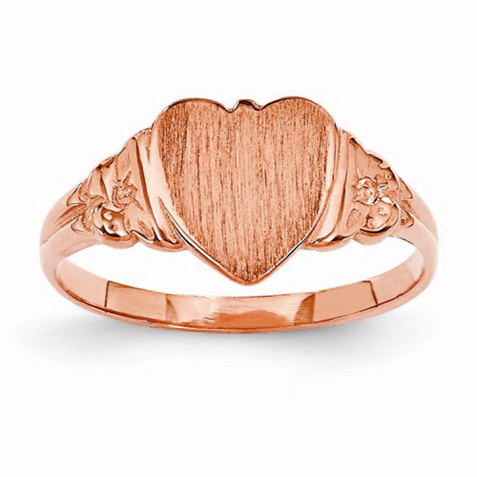 Heart Signet Ring JC-1103 - Etsy