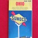 Original 1962 Sunoco Ohio Advertising Road Map - Etsy