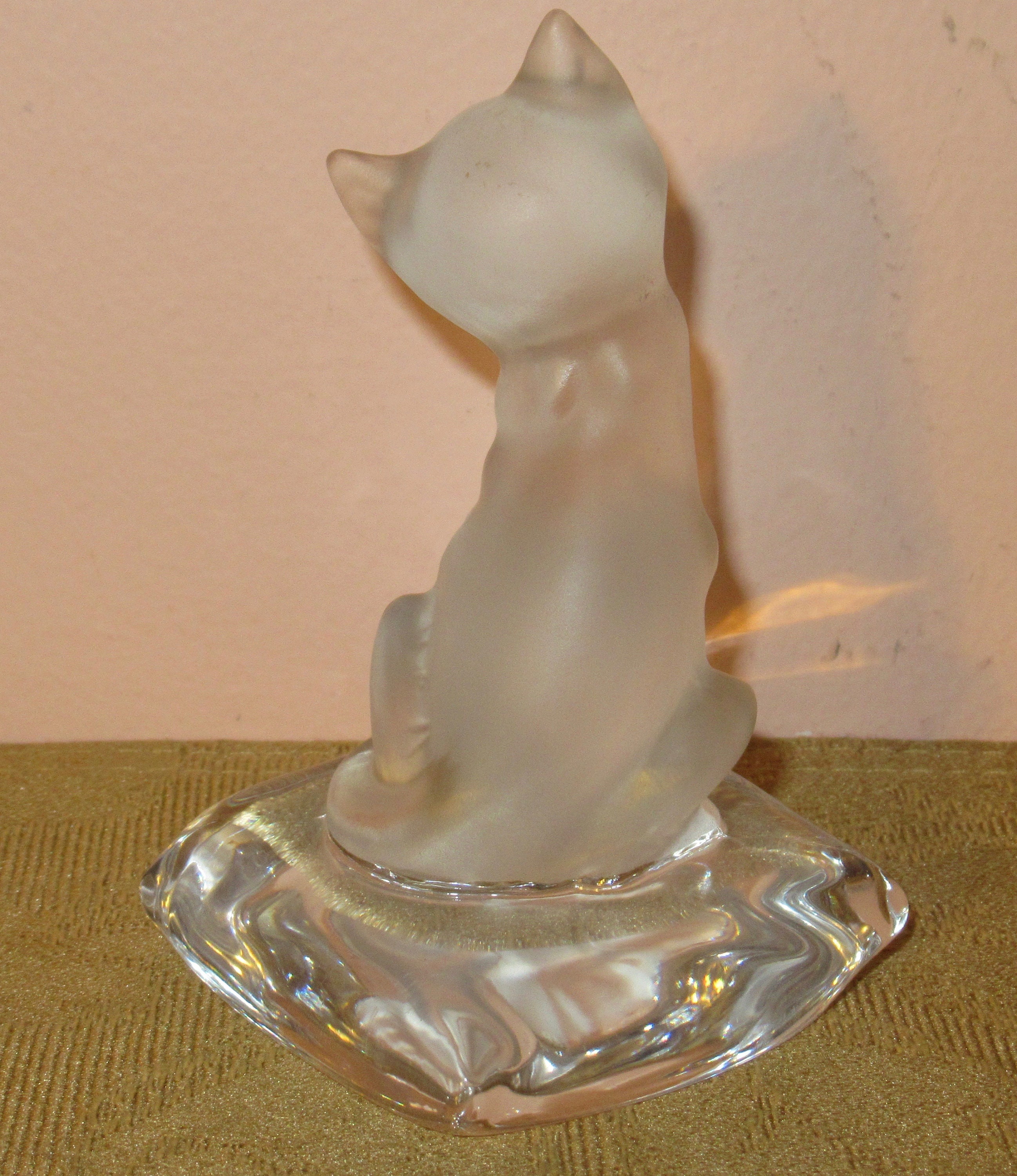 Vintage 1980's Goebel Germany Crystal Kitty Cat Kitten - Etsy.de