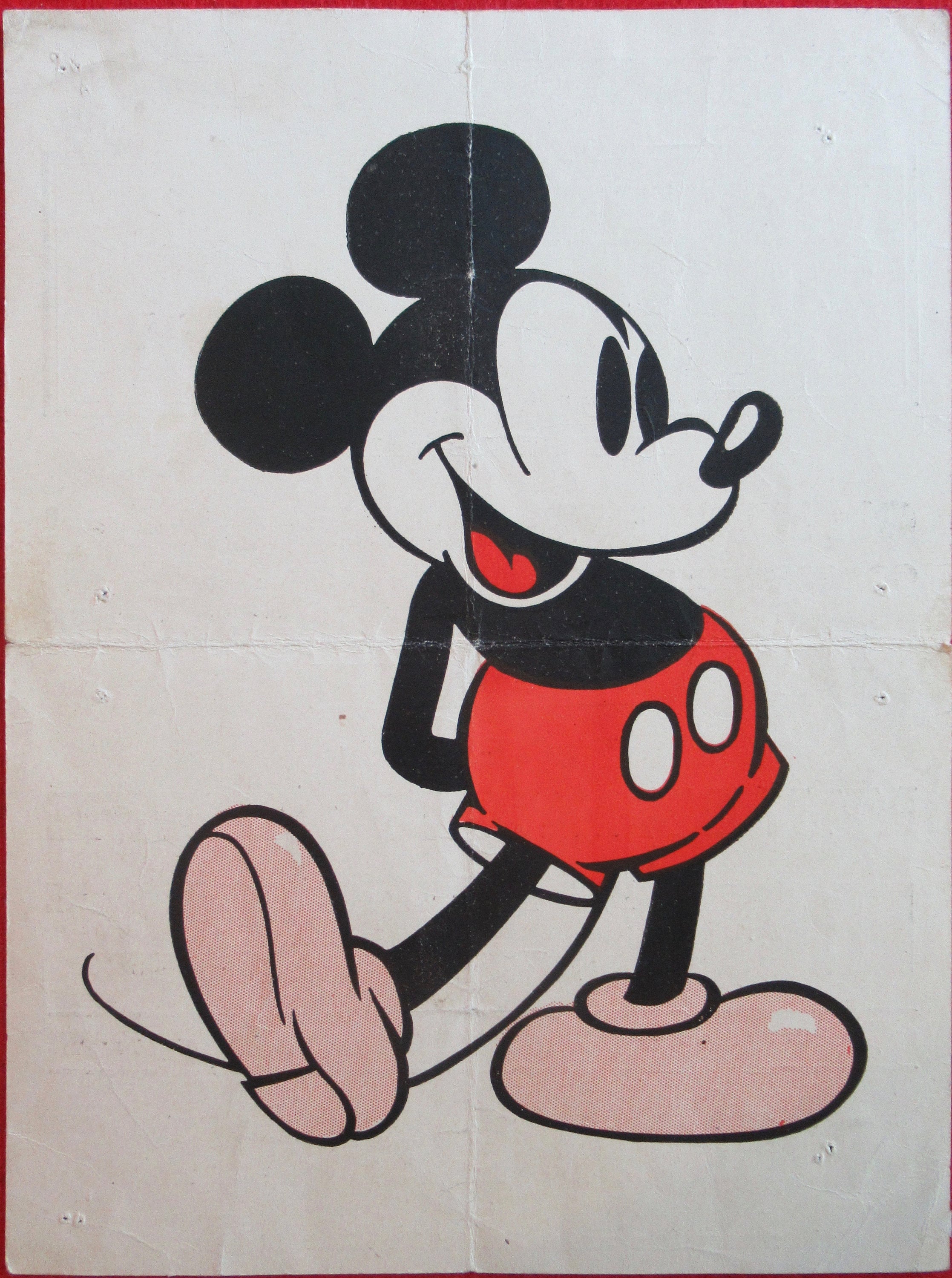 Mickey Mouse 1935 Mickey Mouse Consumer Products Original Art Walt