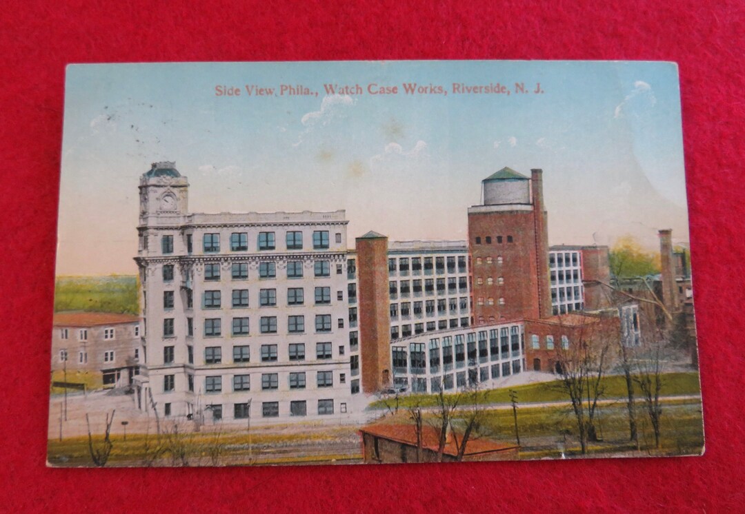 1912 Keystone Watch Case Company Riverside New Jersey Factory Color ...