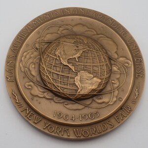 Vintage 1964 New York World's Fair Souvenir Medal Medallion - 300th ...