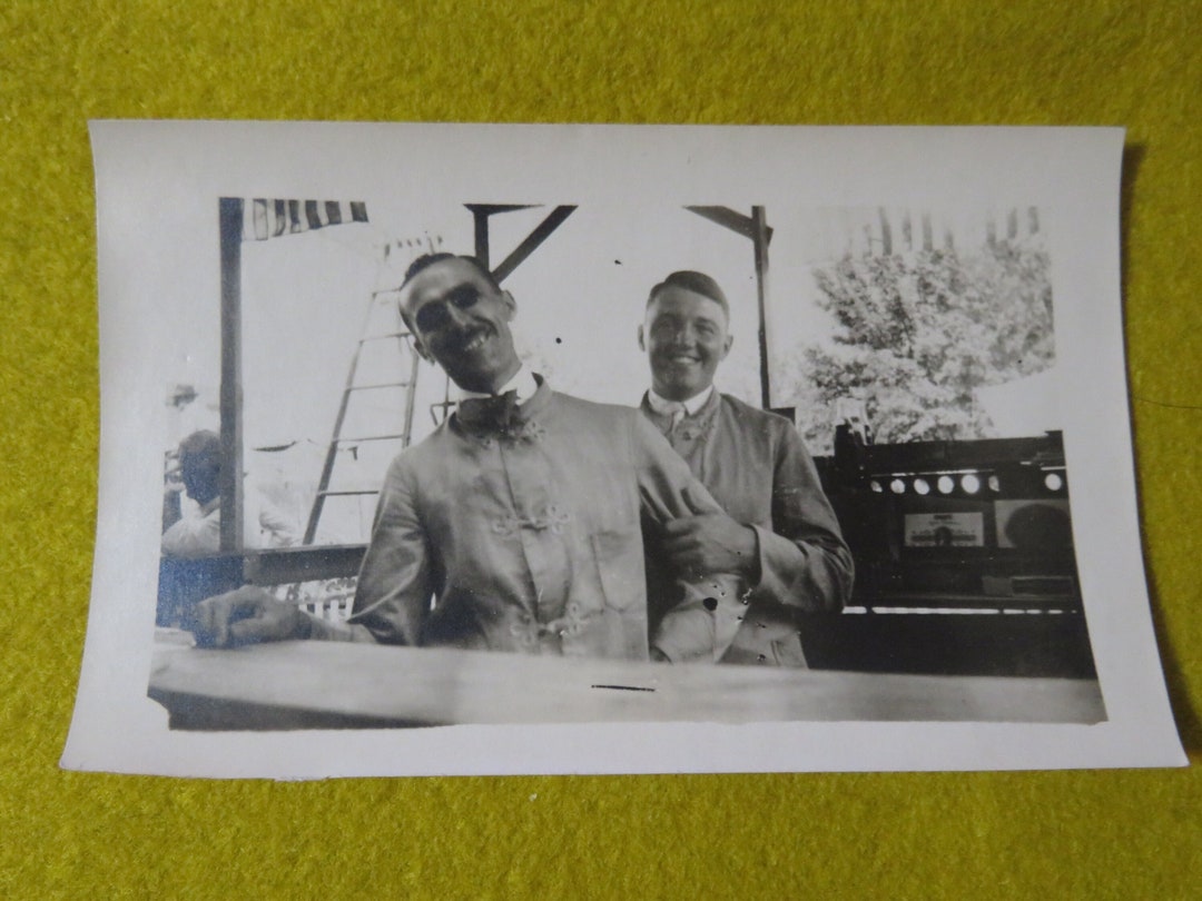 Summertime Carnies - 1920's Carnival Workers Take A Break Snapshot ...