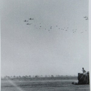 11th Airborne - Massive US Army Parachute Drop Snapshot Photo ...