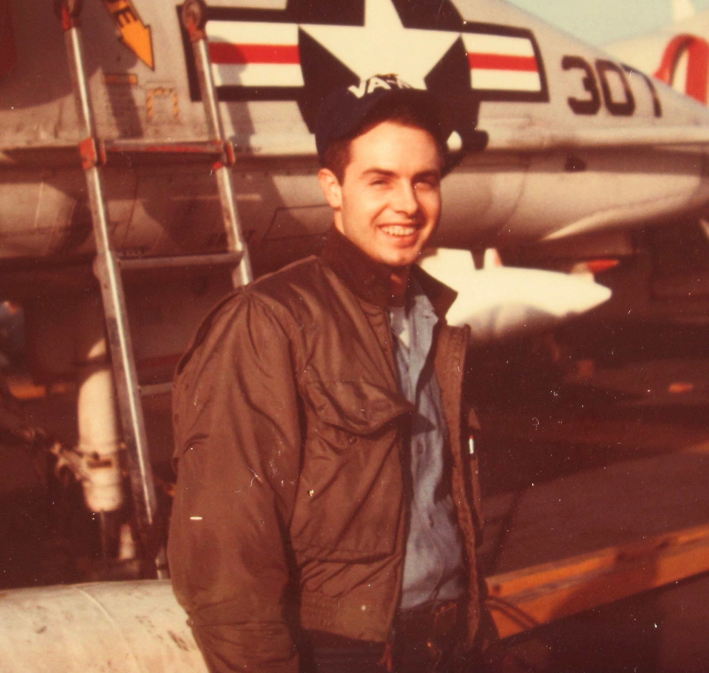 1950's US Air Force Pilot & His Jet Airplane Kodachrome | Etsy