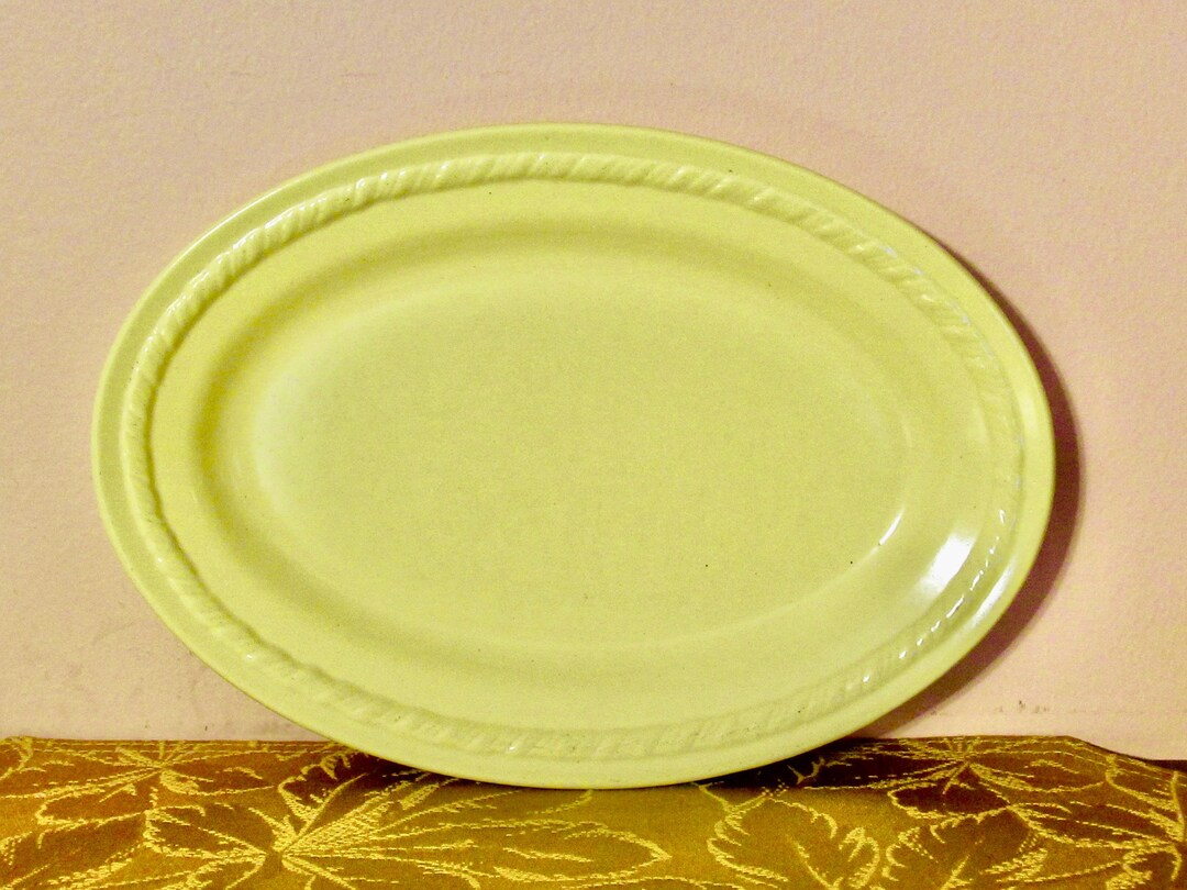 Vintage 1930's Mission Bell California Pottery 12" Serving Platter - Etsy