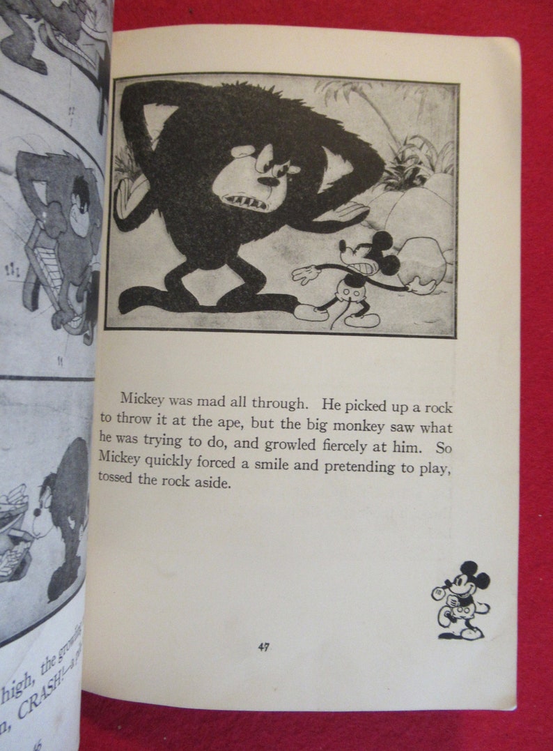 1934 Mickey Mouse Stories Book # 2 David Mckay Company Children's Book ...