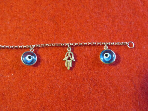 Vintage 1980's Jewish Hand Of God All Seeing Eye Ster… - Gem