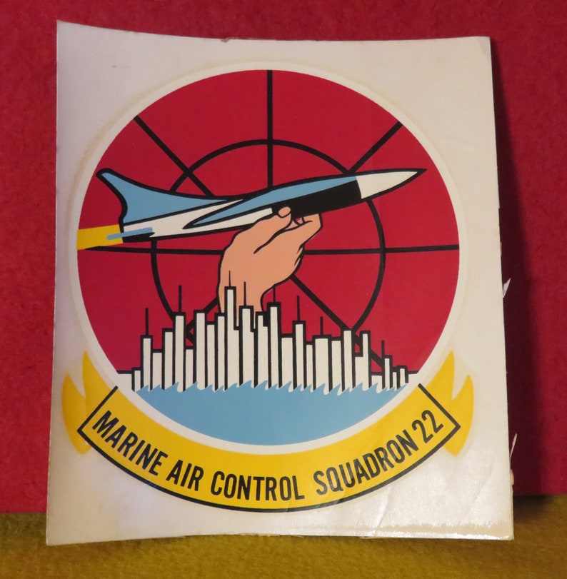 Vintage 1960's USMC Marine Air Control Squadron Large Size - Etsy