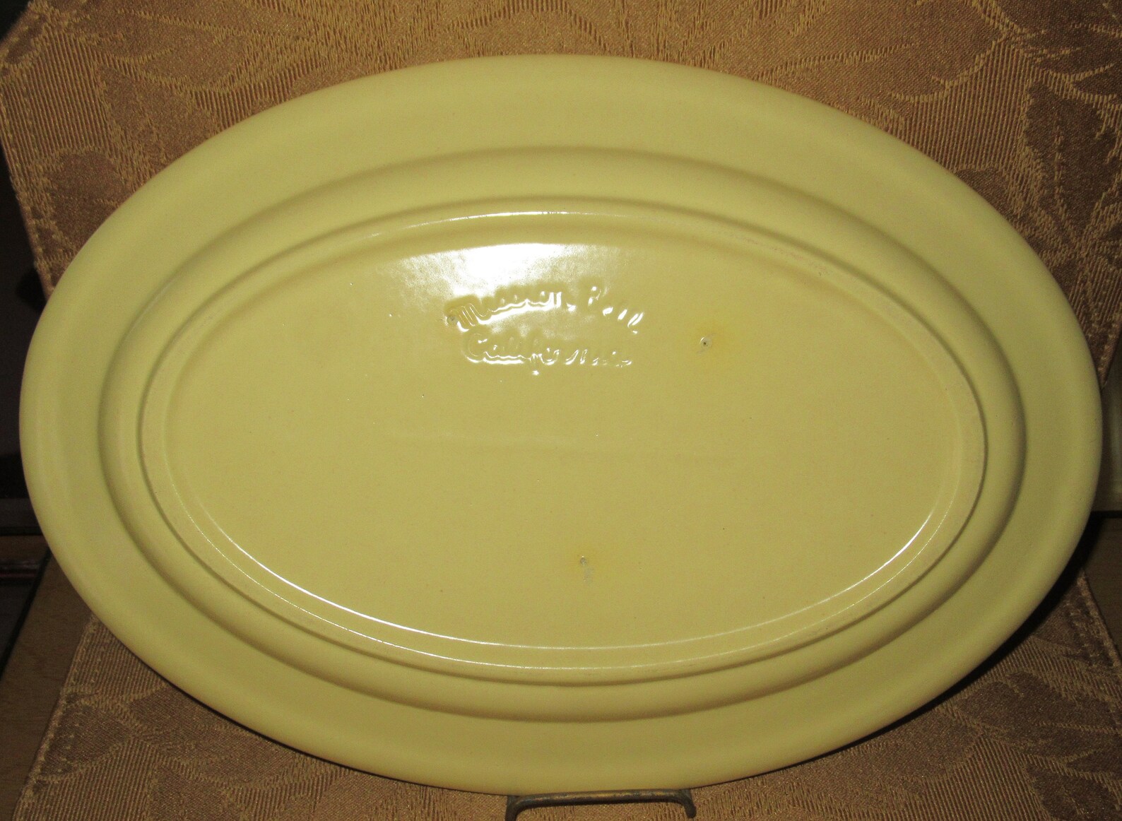Vintage 1930's Mission Bell California Pottery 12" Serving Platter - Etsy