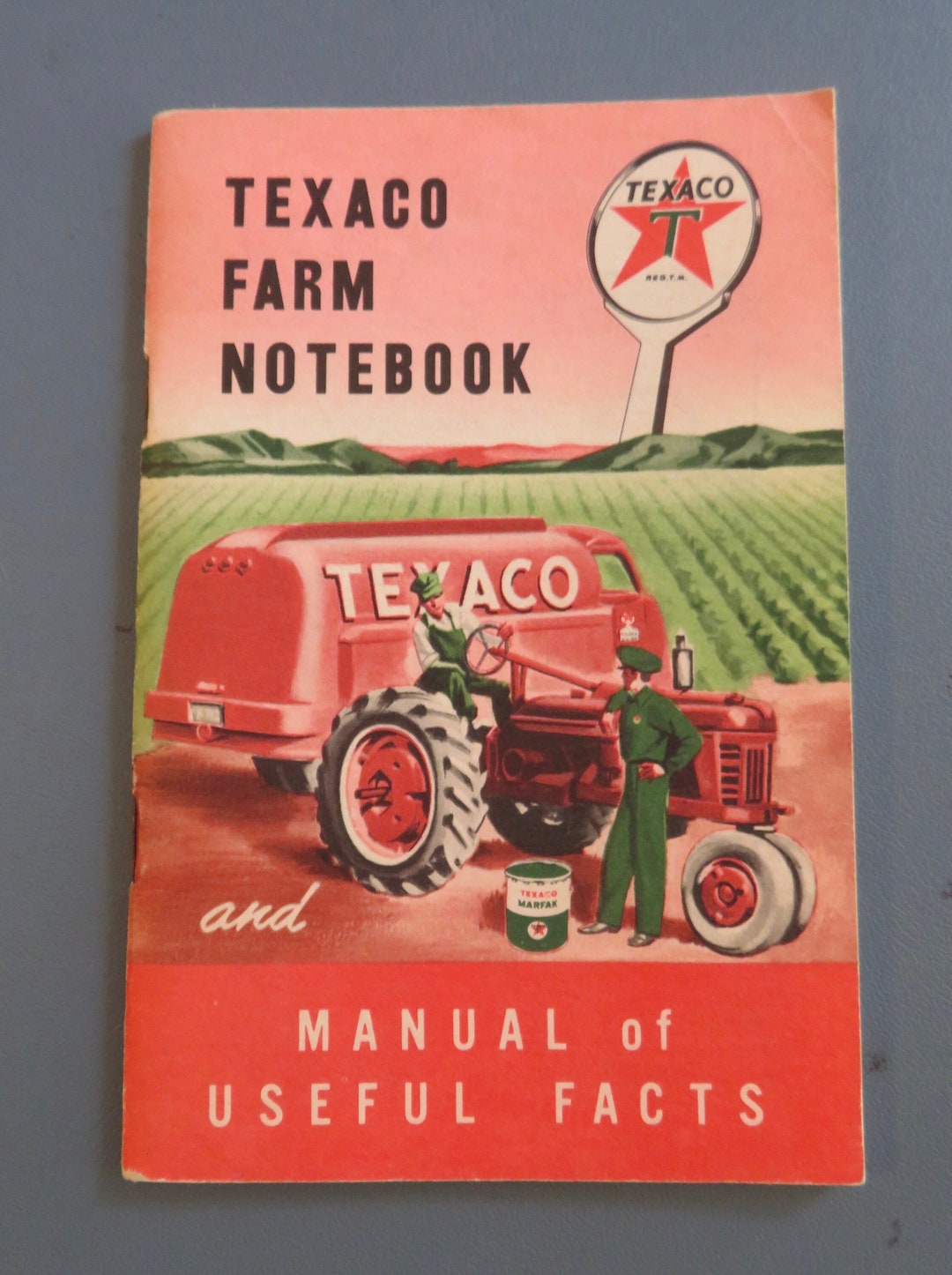 Original 1940's Texaco Farm Notebook Gas & Oil Advertising Booklet - Etsy
