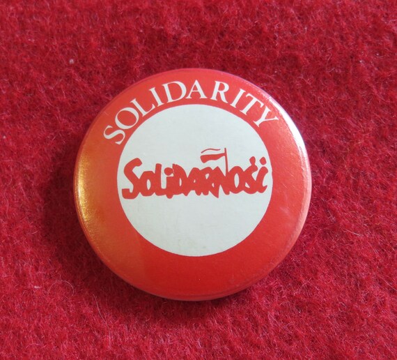 Vintage 1980's Polish Solidarity Solidarnosc Politica… - Gem
