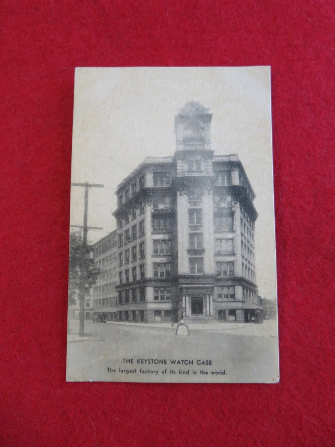 1937 Keystone Watch Case Company Factory Street Scene Photo Postcard - Etsy