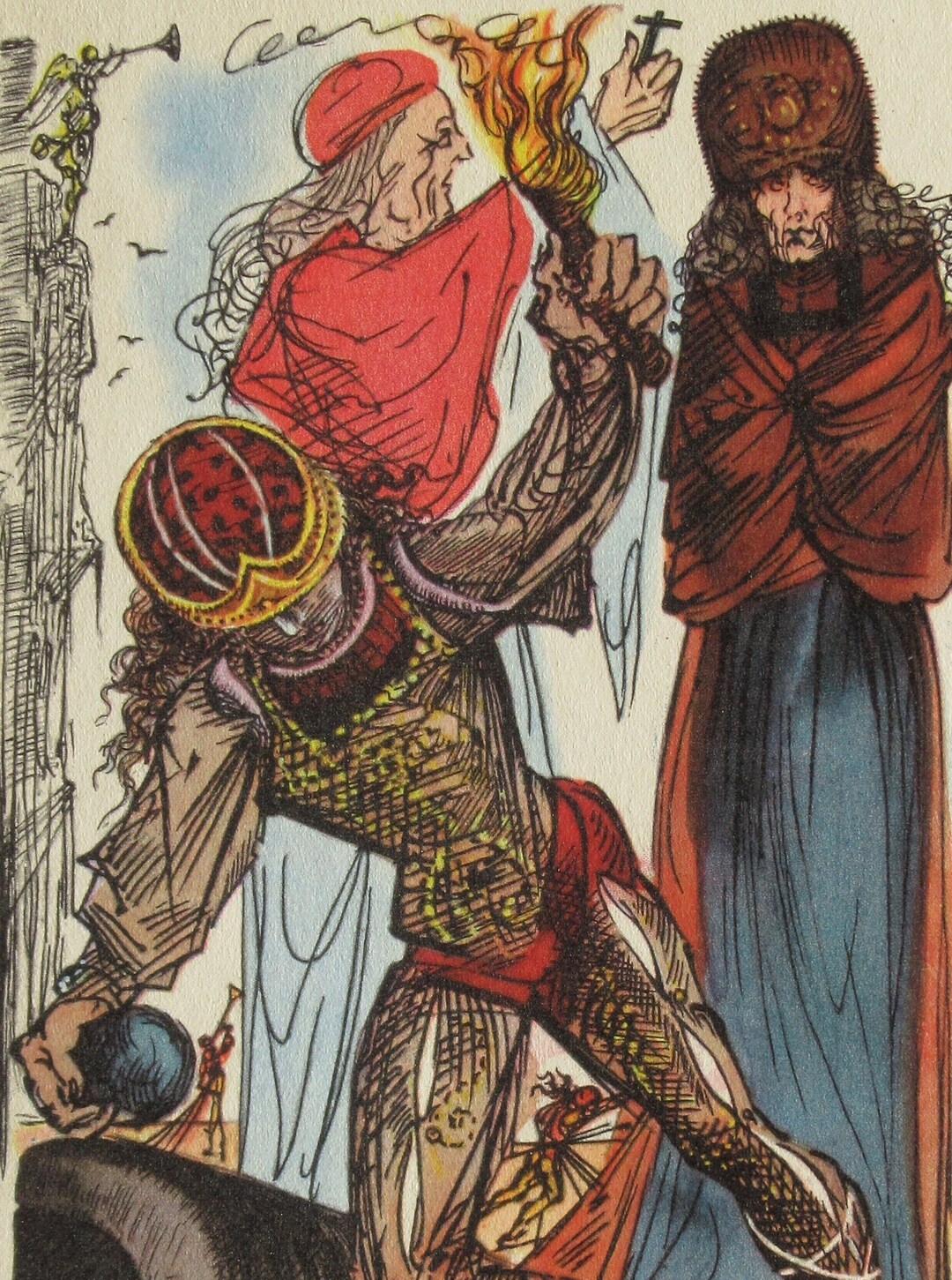 Benvenuto Cellini Autobiography 1946 Illustration by Salvador Dali ...