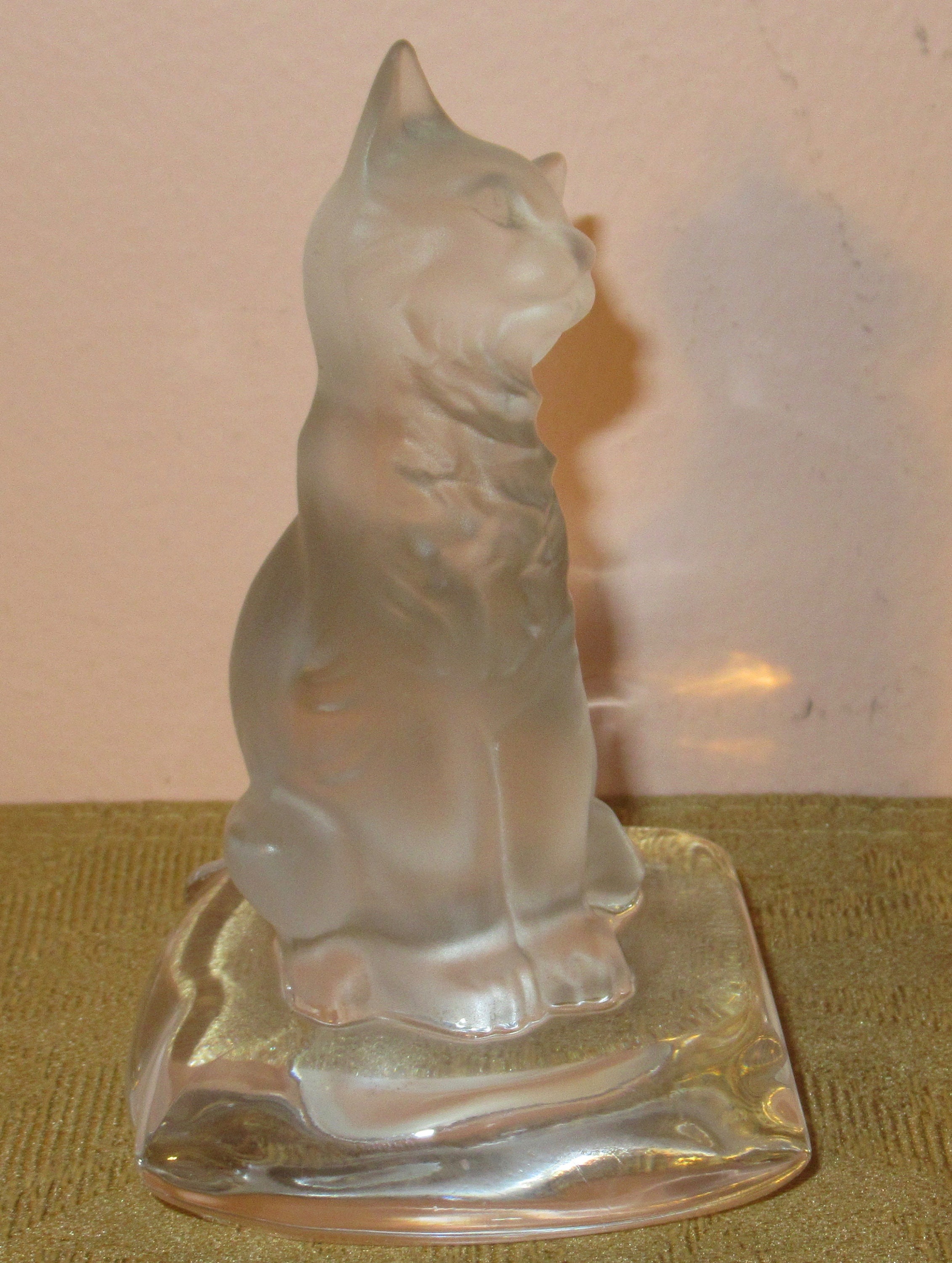 Vintage 1980's Goebel Germany Crystal Kitty Cat Kitten - Etsy.de