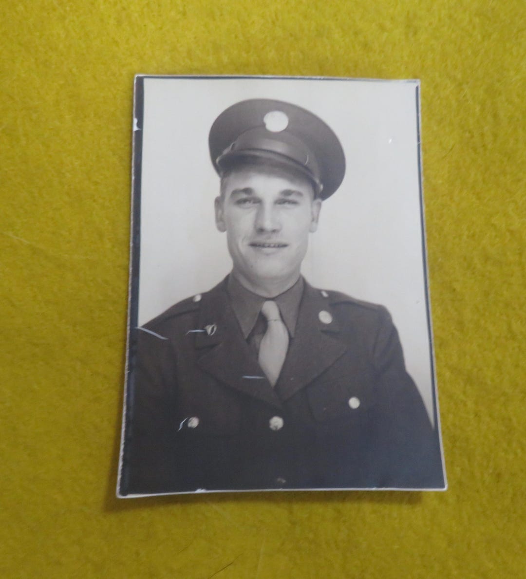 Handsome 1940's World War II Era United States Army Soldier US GI ...