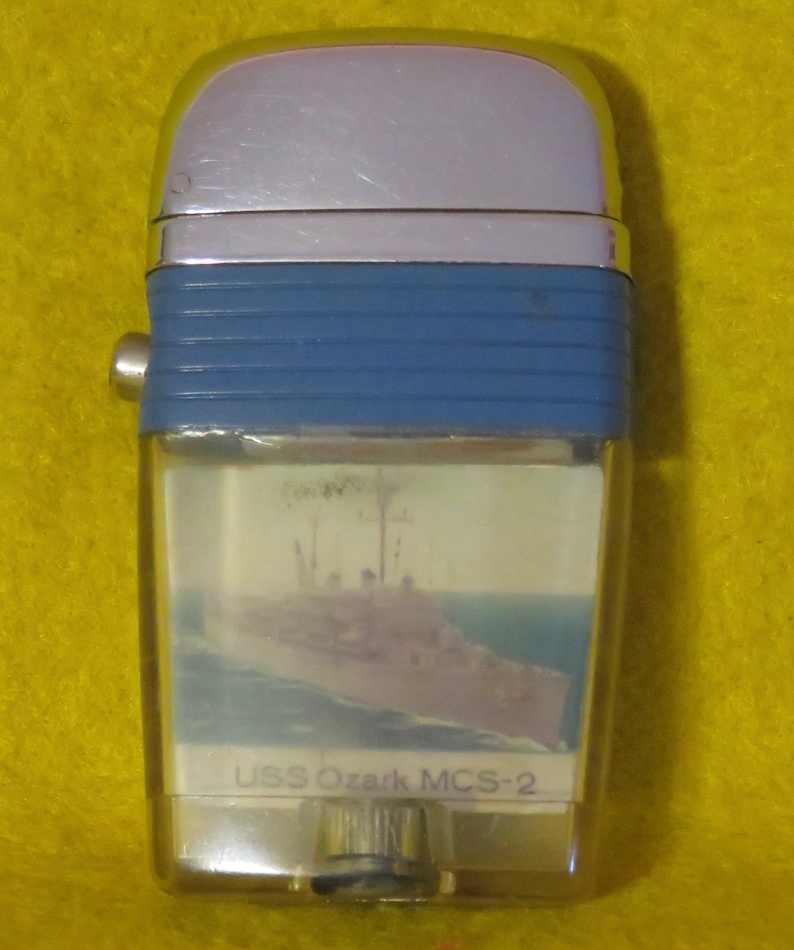 Vintage 1960's USS Ozark MCS 2 US Ship See Thru - Etsy