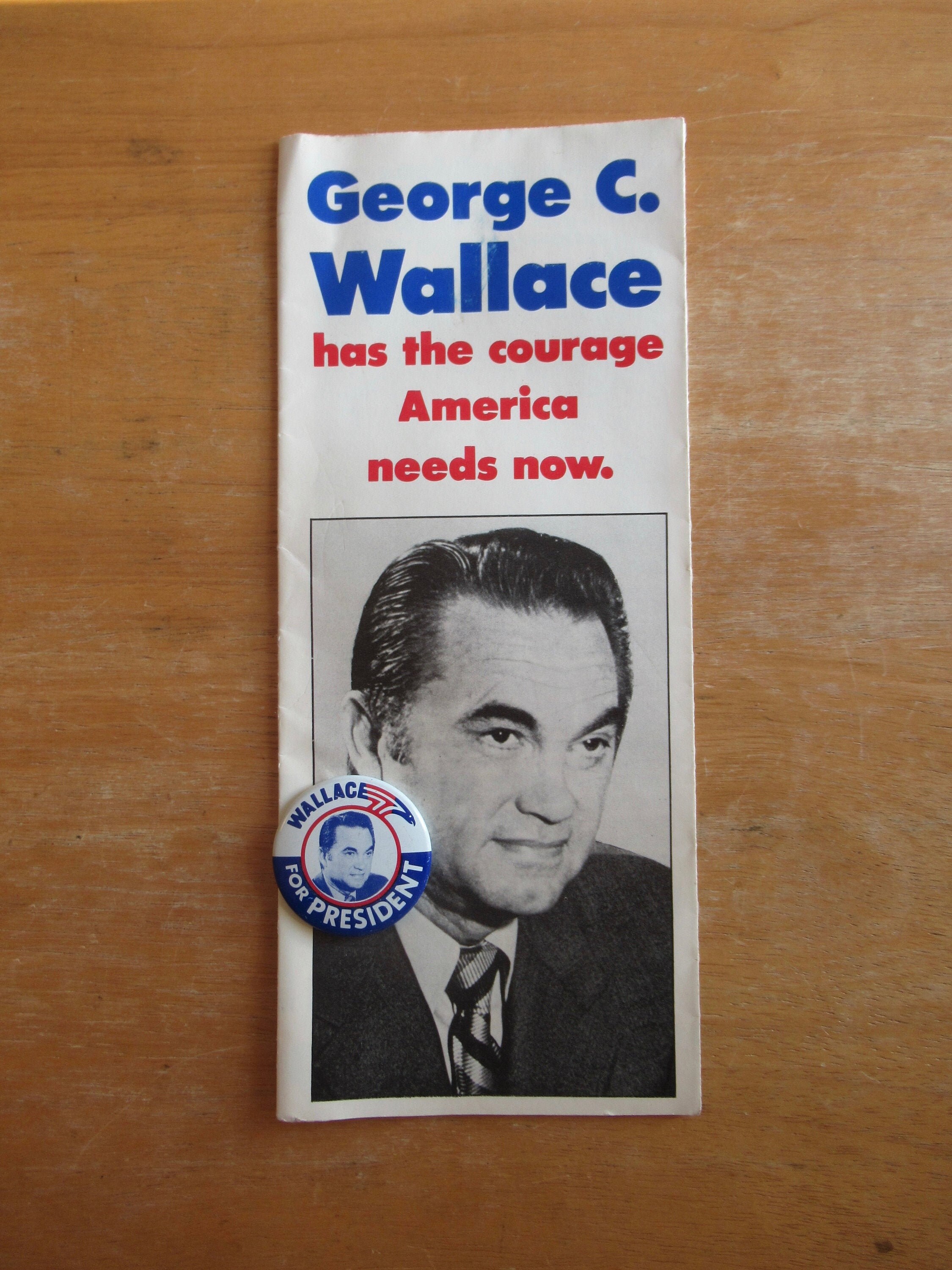 Vintage 1976 George C Wallace Presidential Campaign Brochure | Etsy