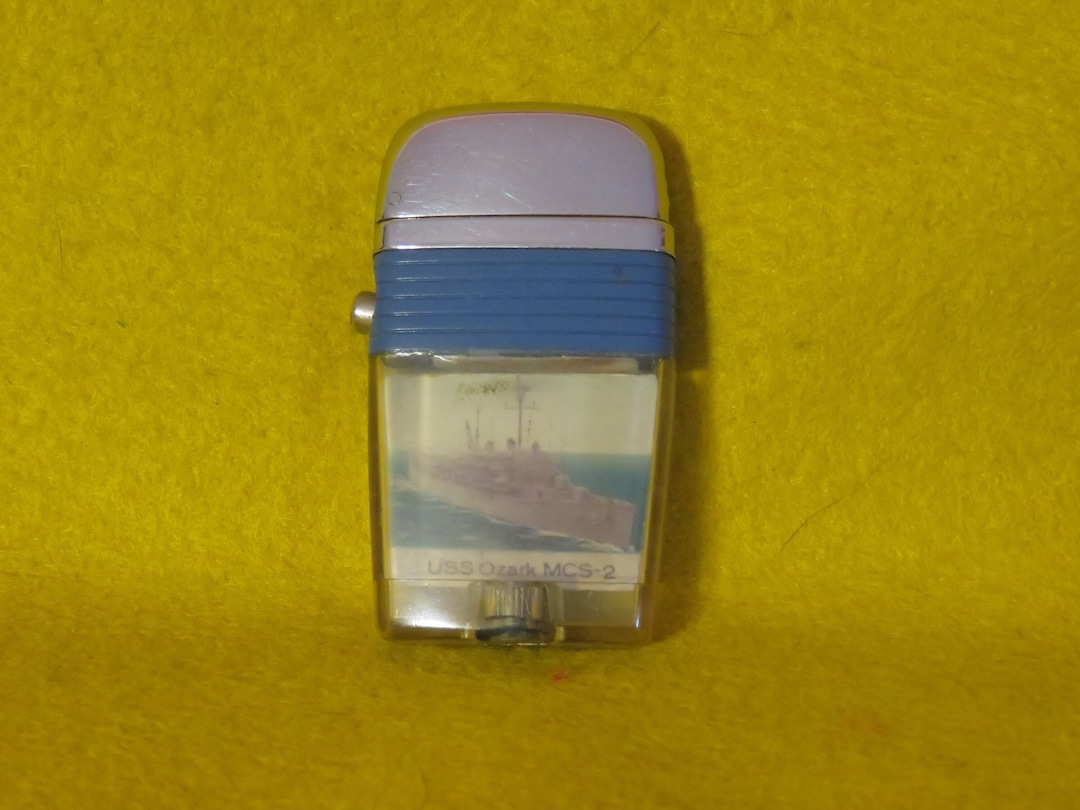 Vintage 1960's USS Ozark MCS 2 US Ship See Thru Advertising Souvenir ...