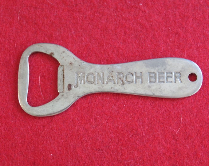 Vintage 1940's Monarch Beer Chicago Advertising Bottle Opener - Etsy